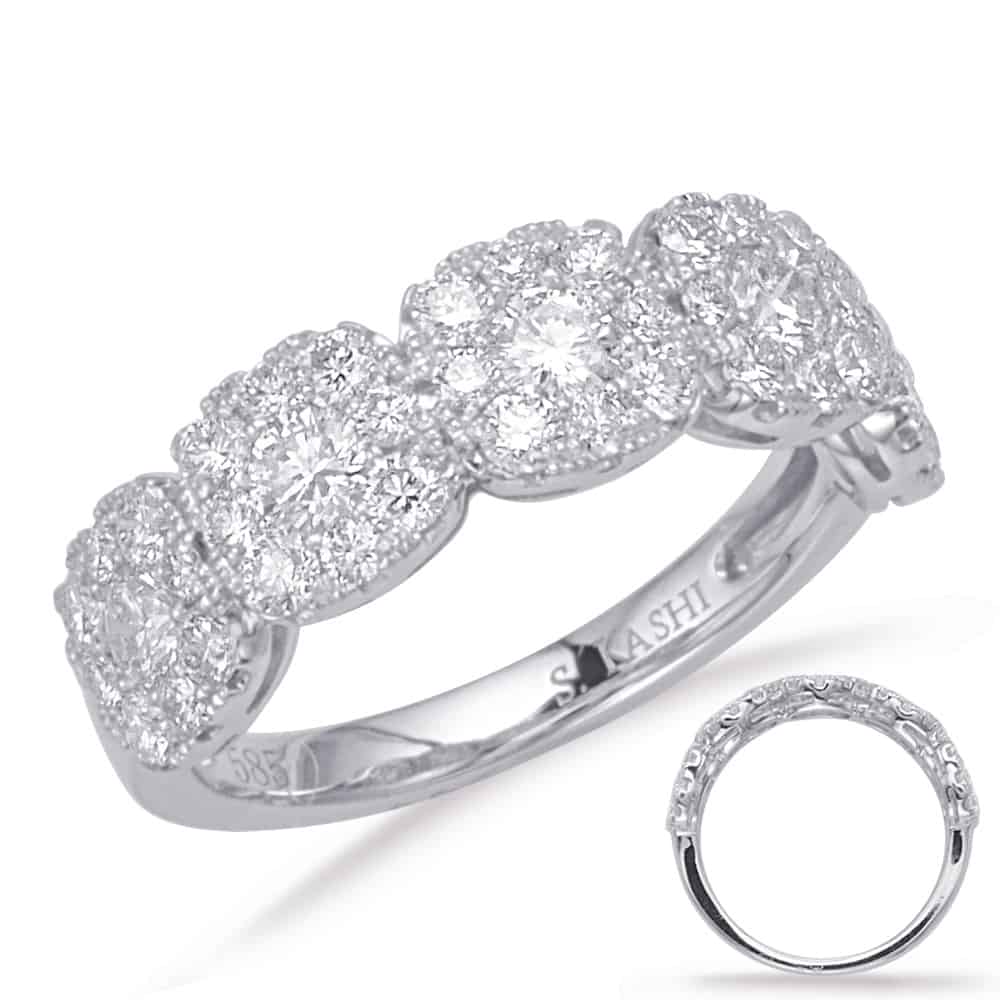 S. Kashi White Gold Diamond Fashion Ring (D4635WG) - Michael Herr ...