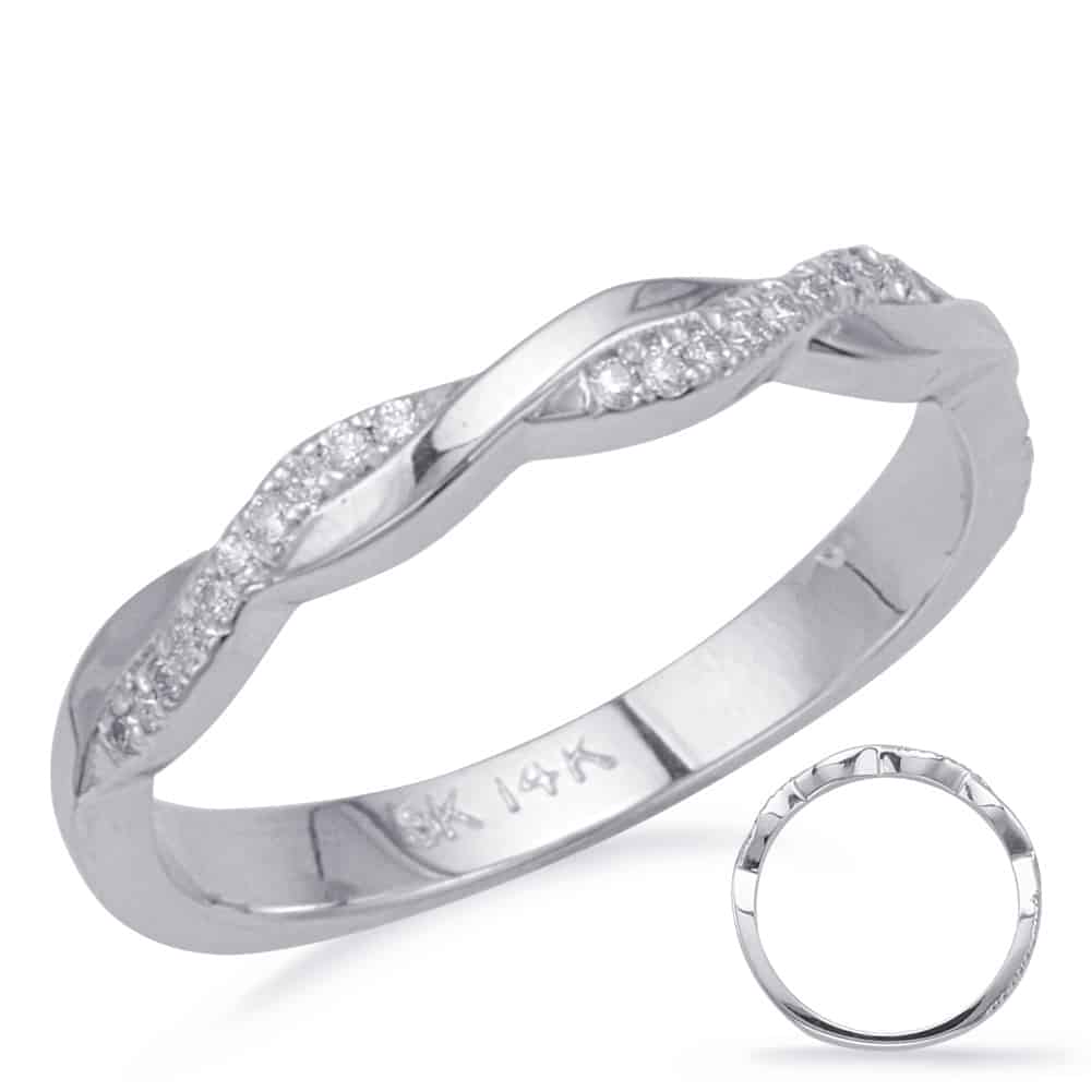 S. Kashi White Gold Matching Band (EN8091-BWG) - Michael Herr Diamonds ...