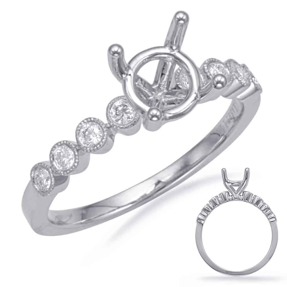 S. Kashi White Gold Engagement Ring (EN8138-1WG) - Michael Herr ...