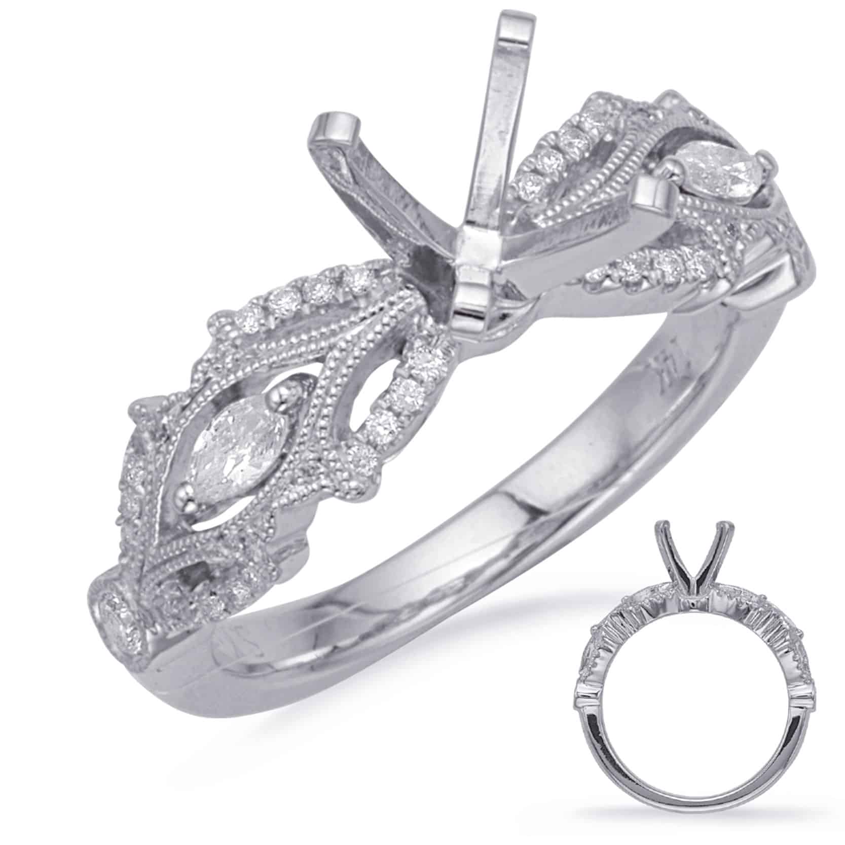 S. Kashi White Gold Engagement Ring (EN8228WG) - Michael Herr Diamonds ...