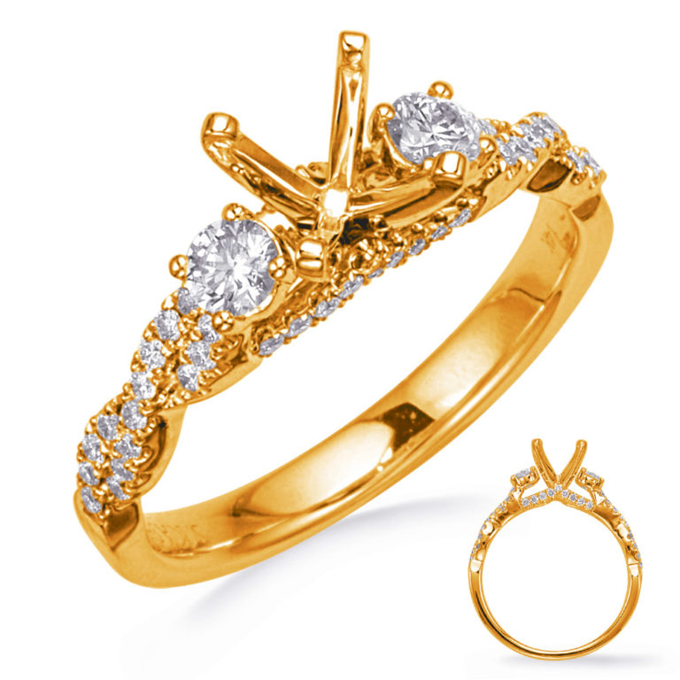 S. Kashi Yellow Gold Engagement Ring (EN8265-1YG) - Michael Herr ...