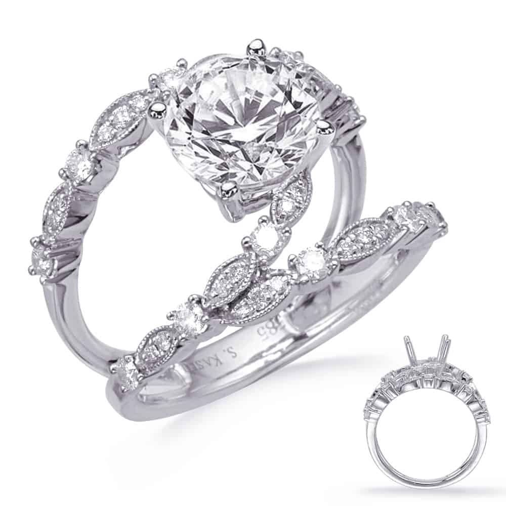S. Kashi White Gold Engagement Ring (EN8284-15WG) - Michael Herr ...